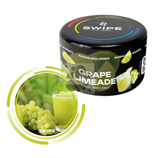 Купити Безтютюнова суміш Swipe Grape Limeade (Свайп Виноградний ...